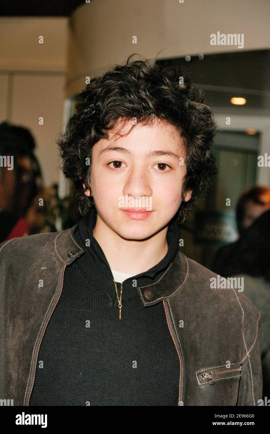 French actor Jules Sitruk attends the opening ceremony of Valenciennes ...
