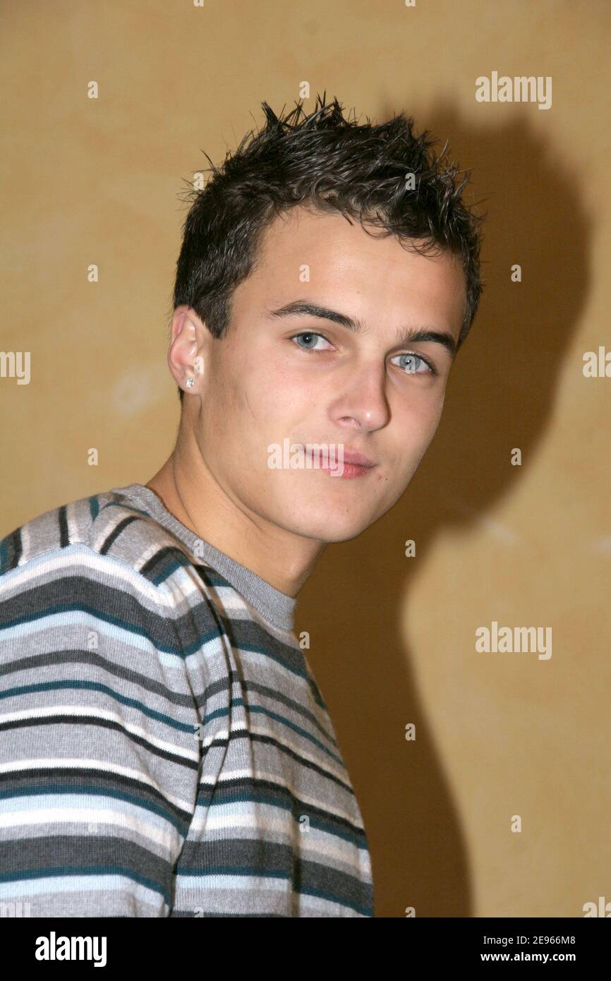 French actor Jonathan Demurger from the sitcom 'Sous le Soleil' poses ...