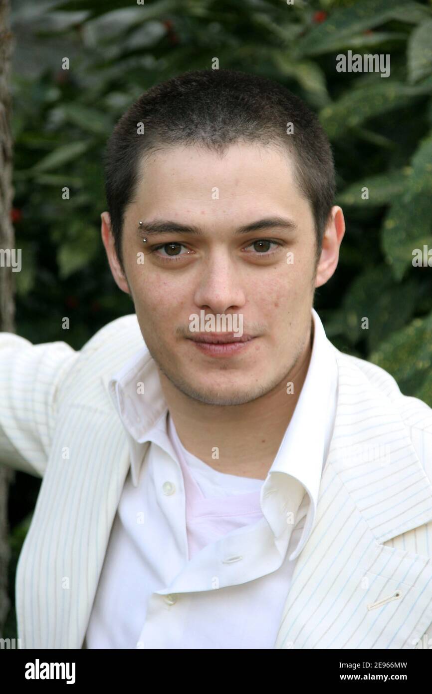 French actor Aurelien Wiik poses outside Flore Garden Hotel in ...