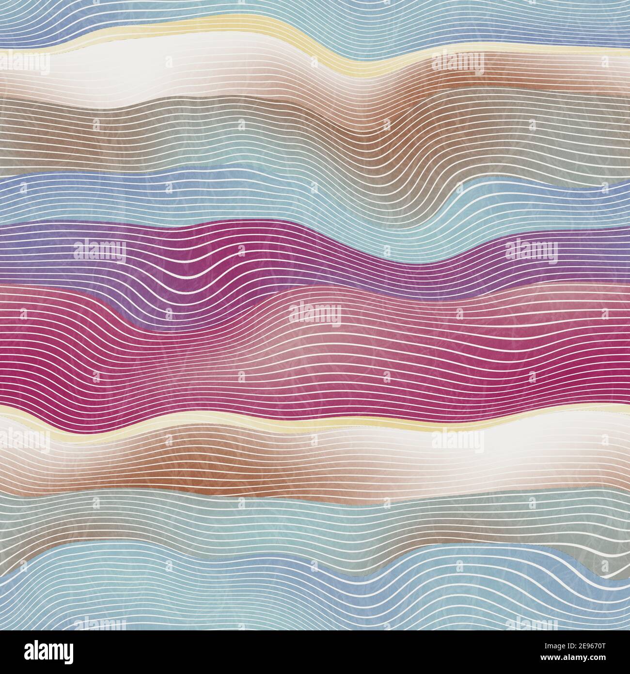 Seamless natural landscape hill pattern for print Stock Photo - Alamy