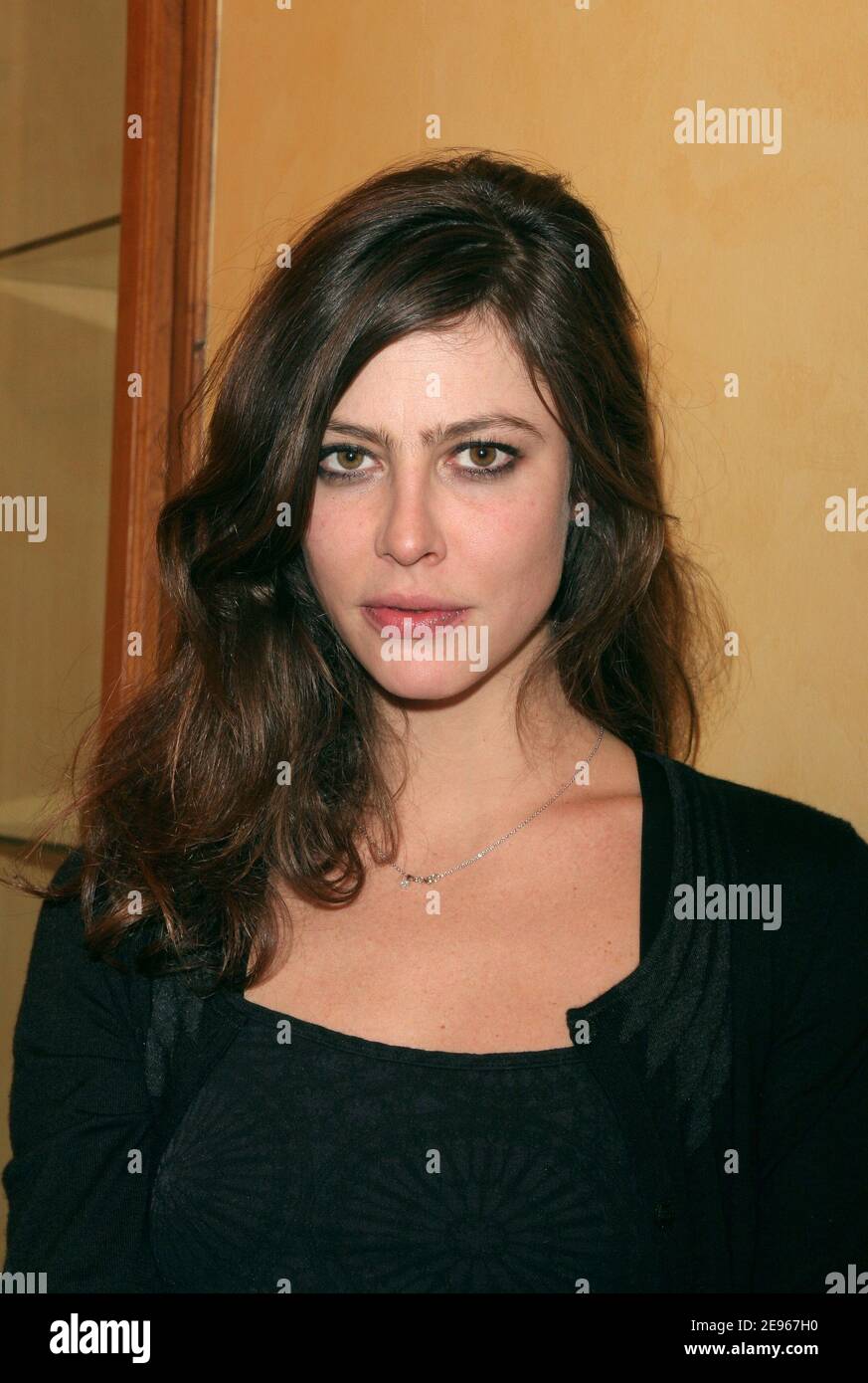 French actress Anna Mouglalis poses during the 17th Valenciennes Film ...
