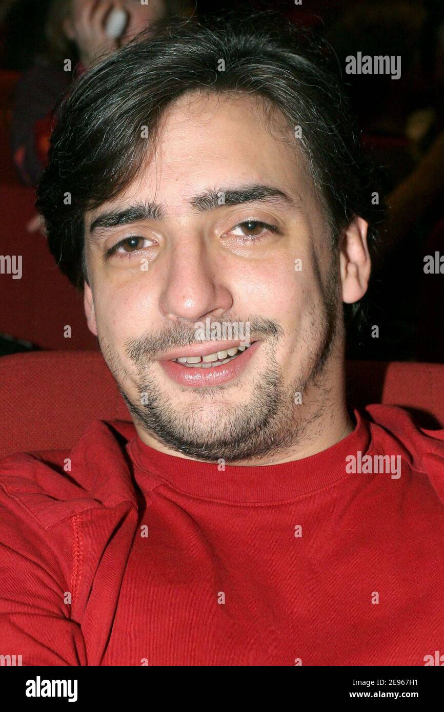 EXCLUSIVE. French actor Frederic Martin attends Chantal Goya's show at ...