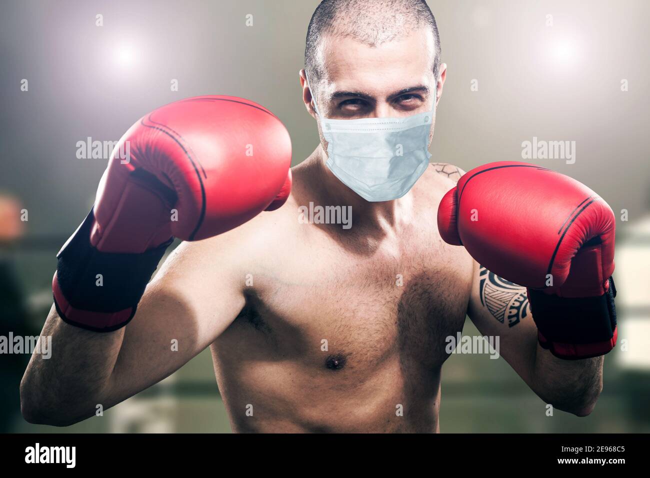 Boxer tattoo hi-res stock photography and images - Alamy