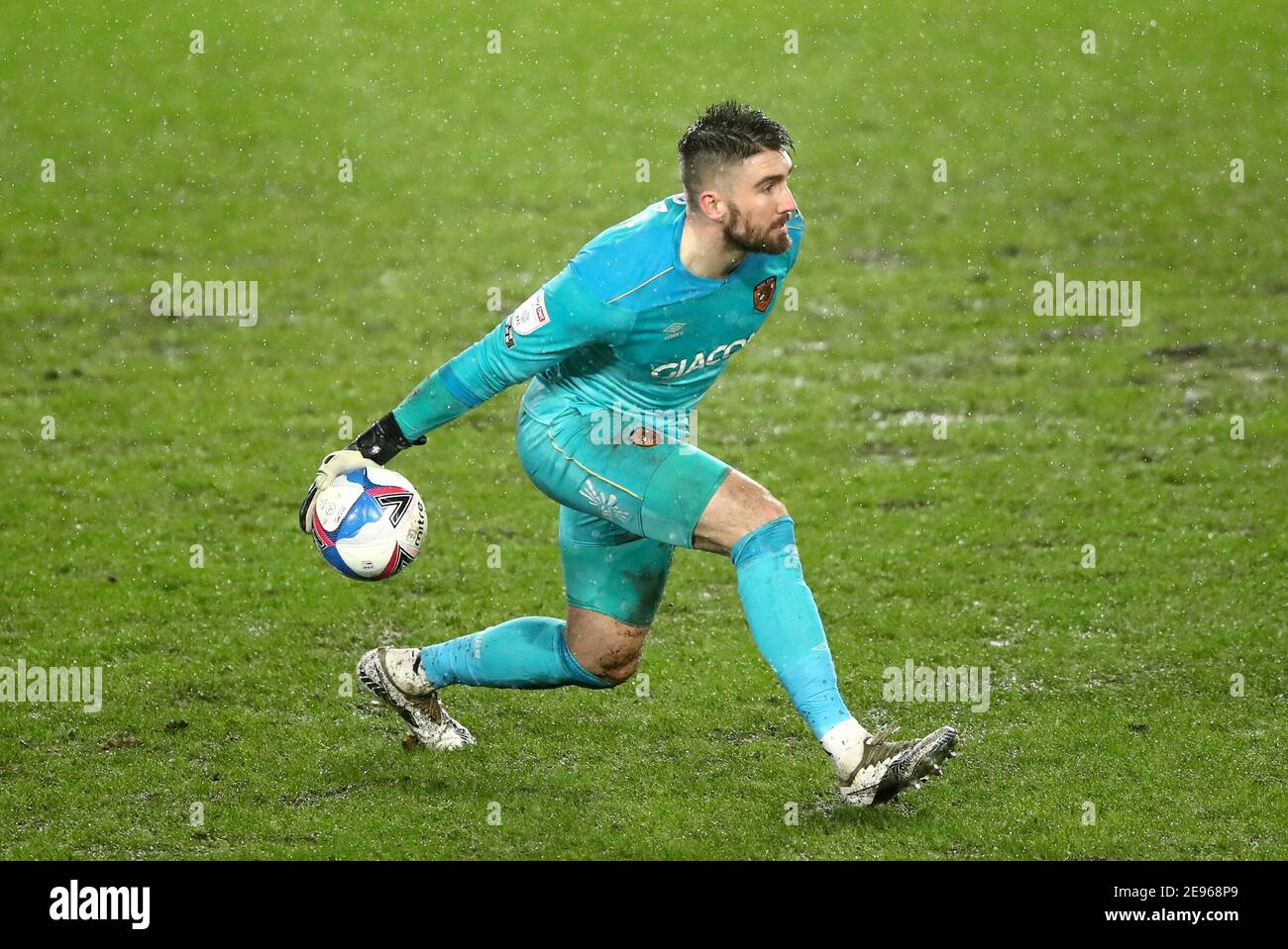 Hull City goalkeeper Matt Ingram during the Papa John's Trophy Quarter ...