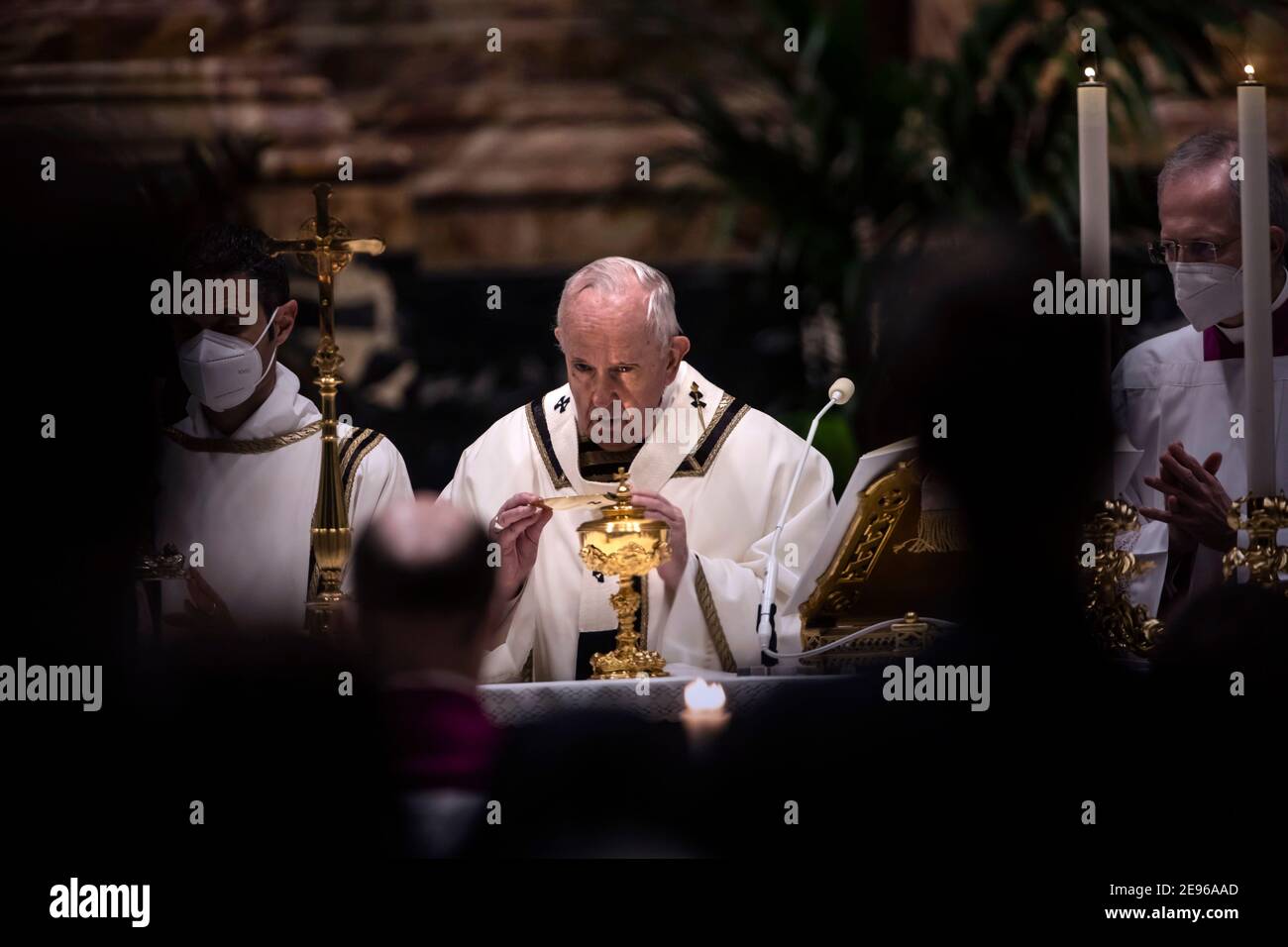 Vatican City State, Vatikanstadt. 02nd Feb, 2021. Pope Francis "feast ...