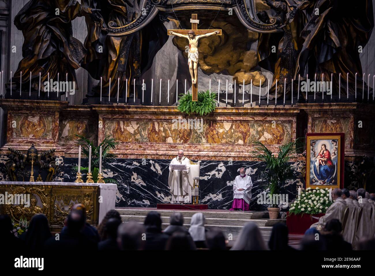 Vatican City State, Vatikanstadt. 02nd Feb, 2021. Pope Francis "feast ...