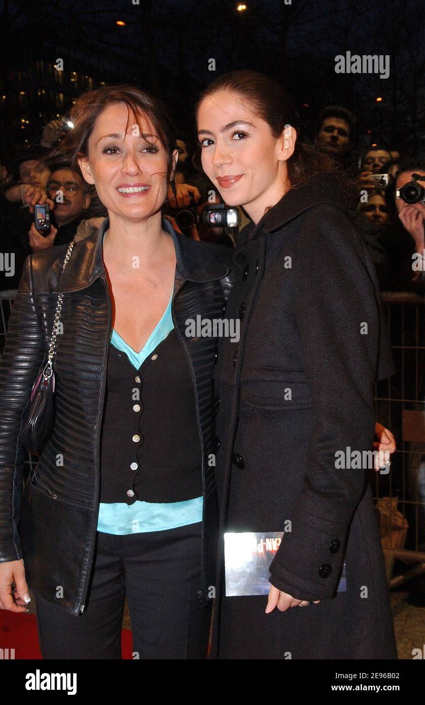 TV journalist Daniela Lumbroso and Dany Boon's wife Yael attend the ...