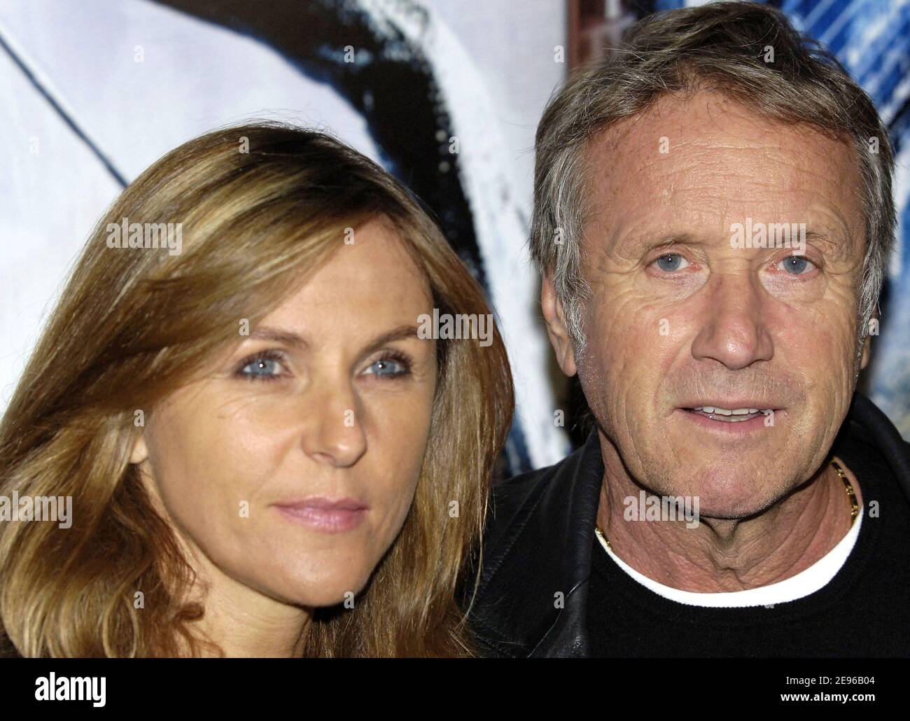 French actor Yves Renier and his wife Karine attend the premiere of ...