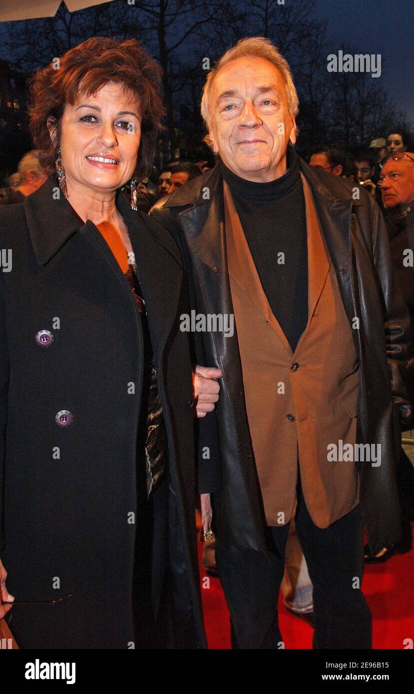 French actor Jean-Pierre Cassel and his wife Anne attend the premiere ...
