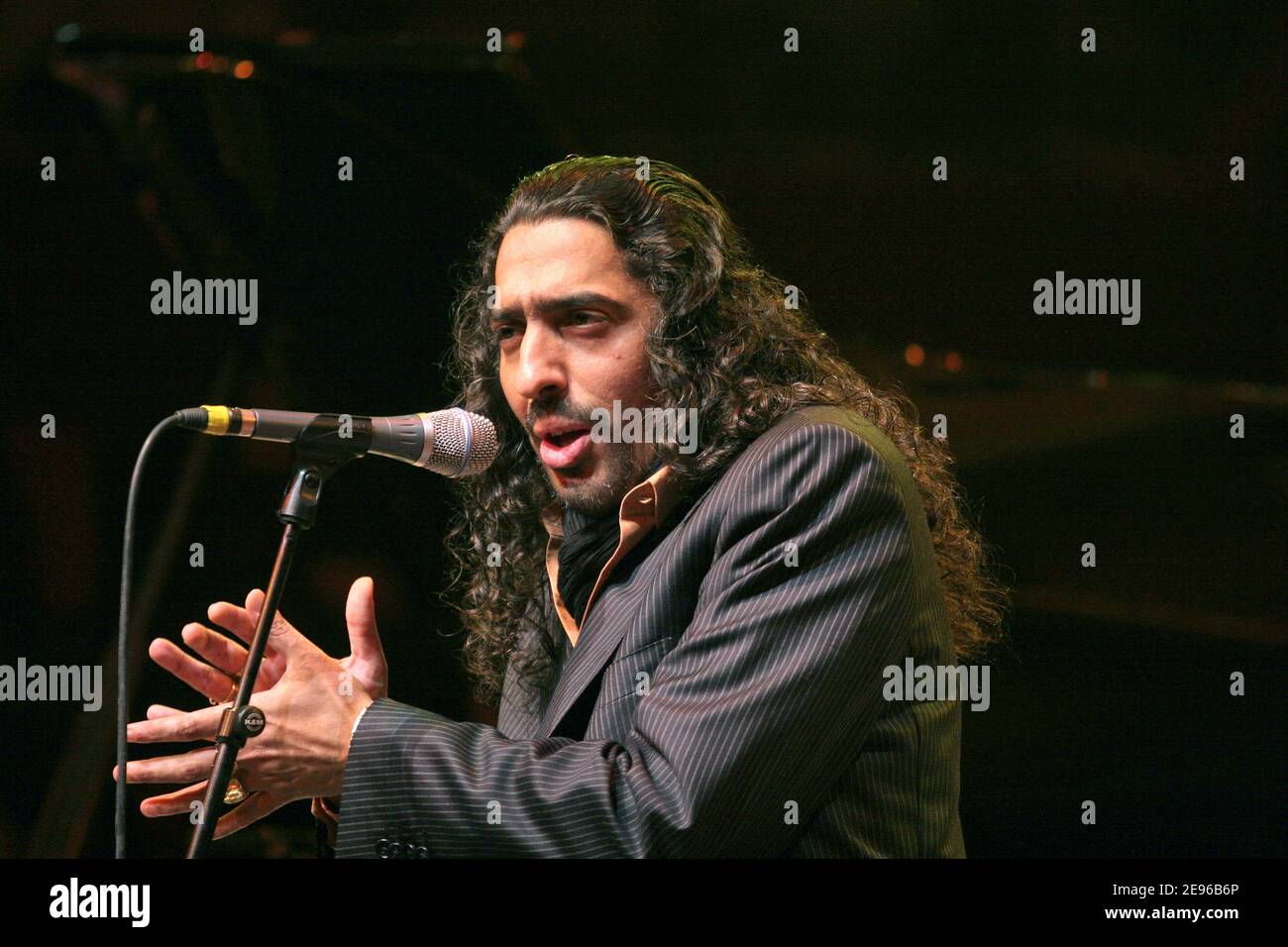 Spanish Singer Diego El Cigala performs live at the 'Cirque d'Hiver' in ...