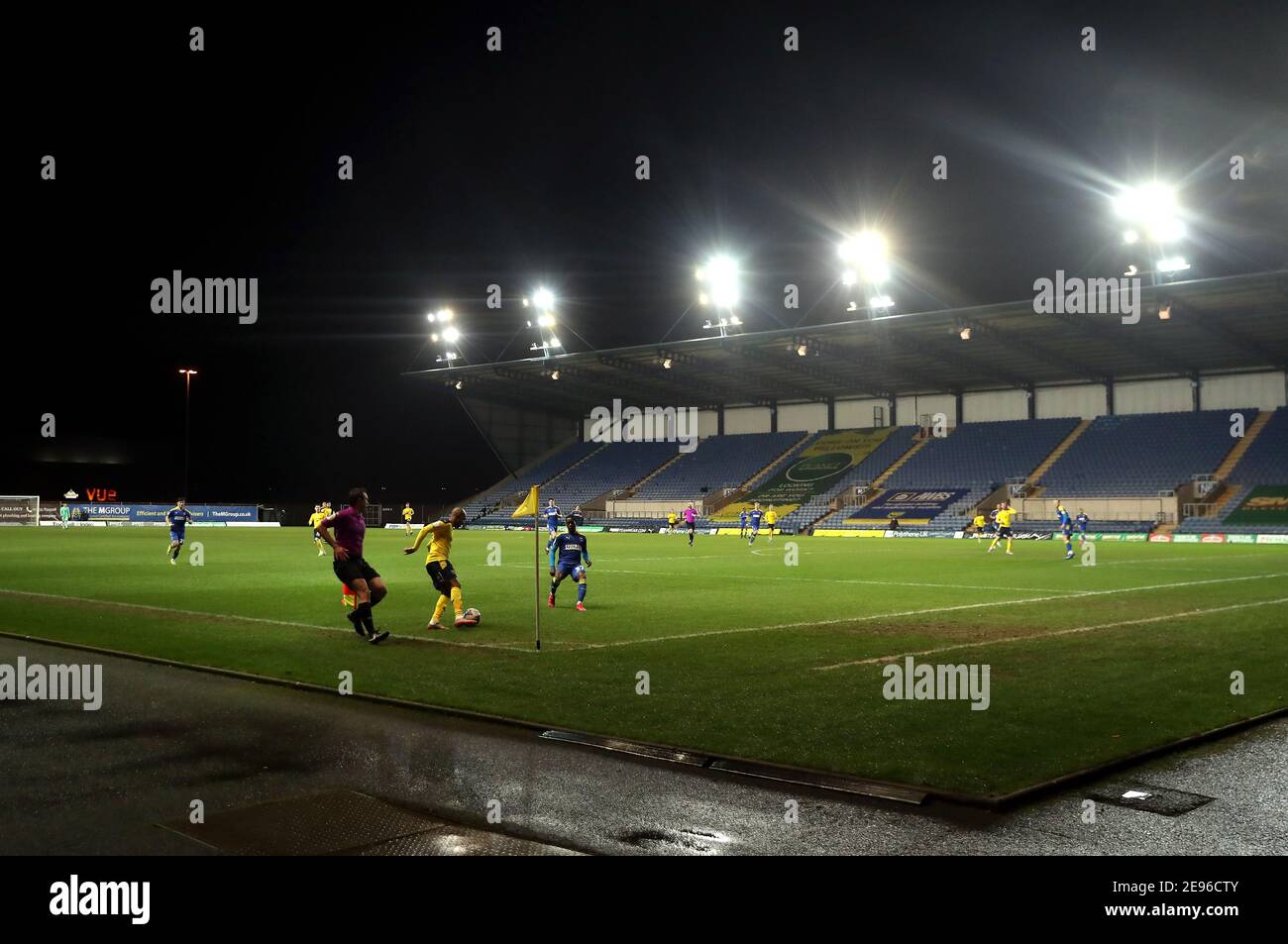 Oxford United's Rob Hall with the ball during the Papa John's Trophy ...