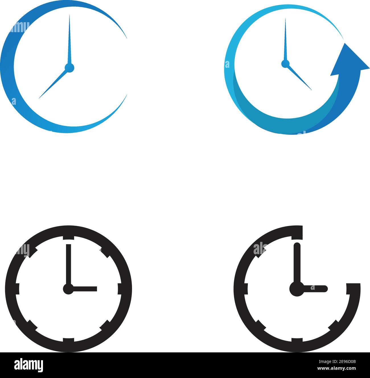 Clock Logo Design
