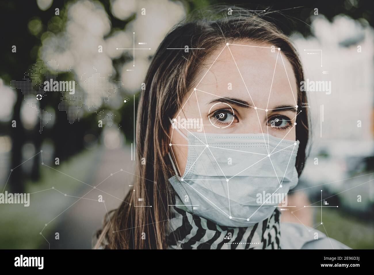 biometric technology for face and eye recognition and identification in ...