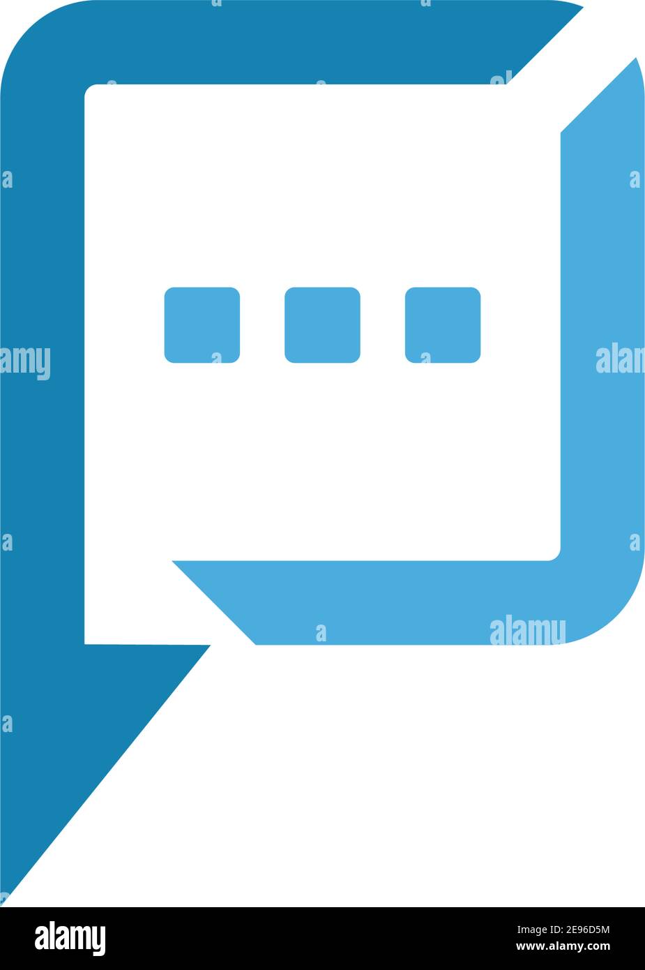 chat icon vector template illustration Stock Vector Image & Art - Alamy
