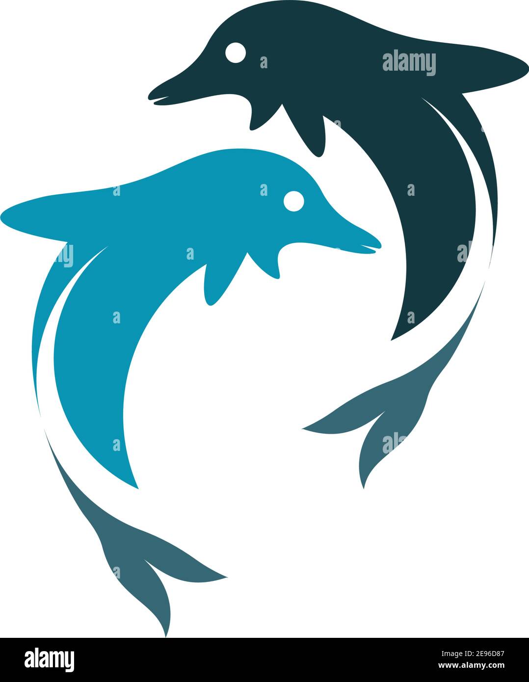 Dolphins logo Stock Vector Images - Alamy