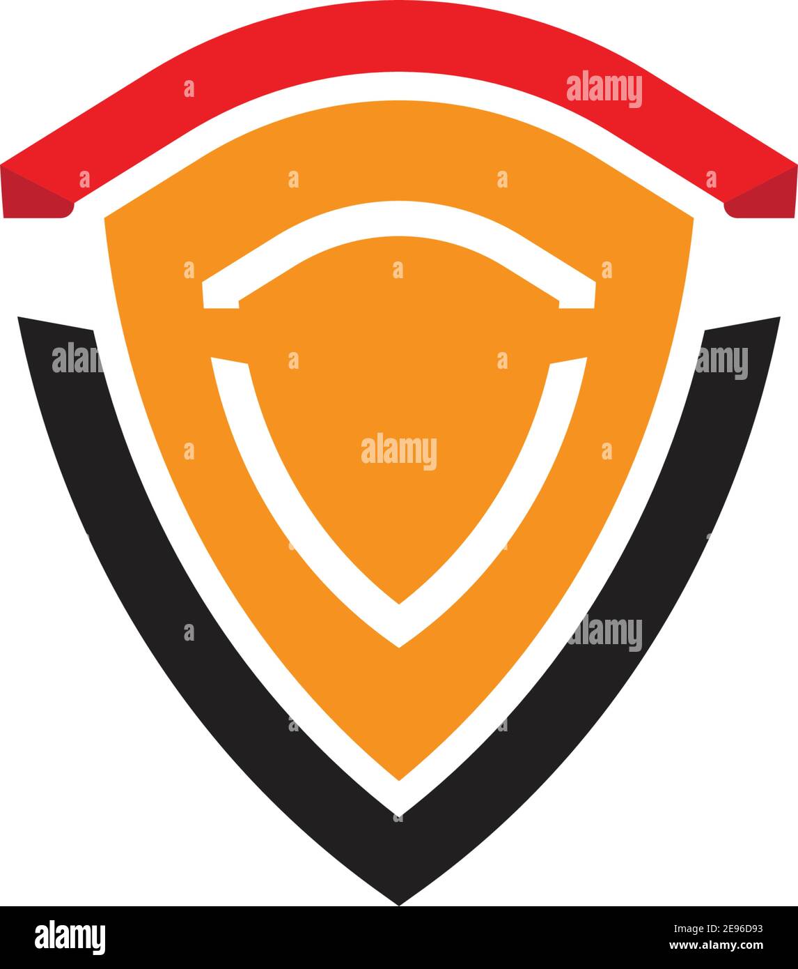 Shield symbol logo template vector illustration Stock Vector Image ...