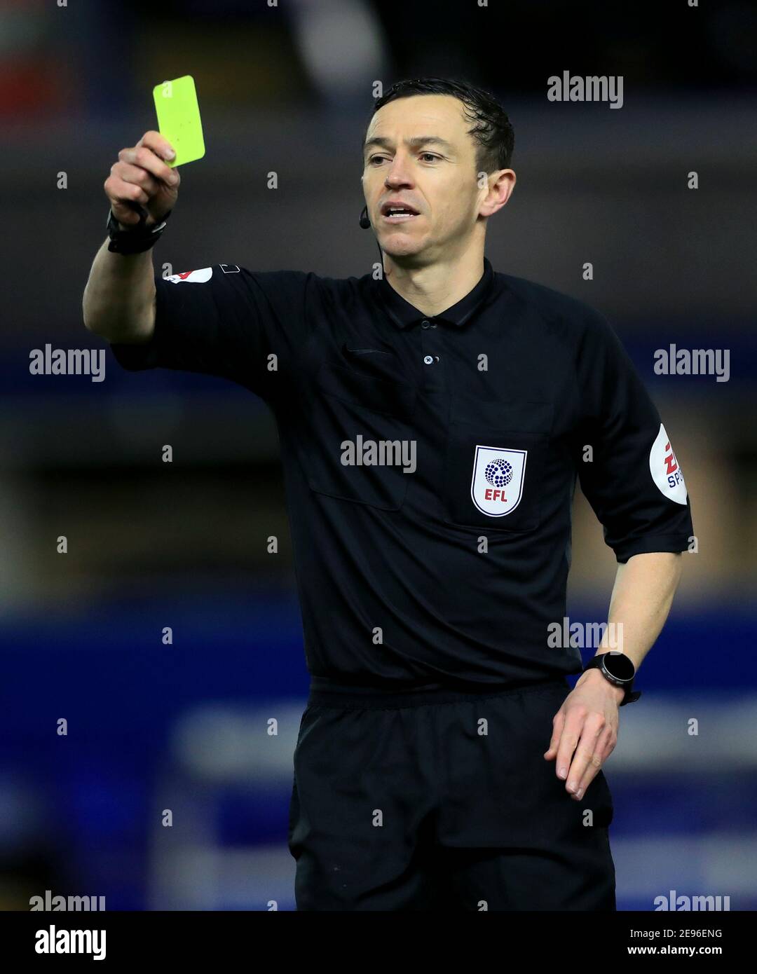 Referee Tony Harrington during the Sky Bet Championship match at St ...