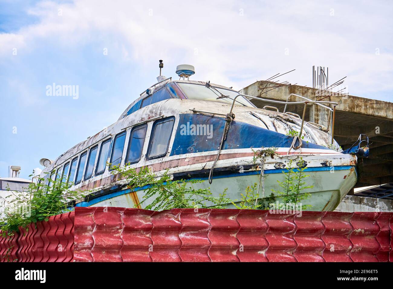 Restaurant from the old passenger ferry close up Stock Photo - Alamy