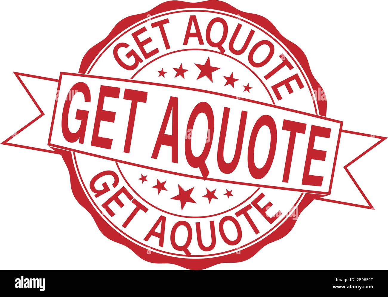 red get a quote. stamp on a white background Stock Vector Image & Art ...