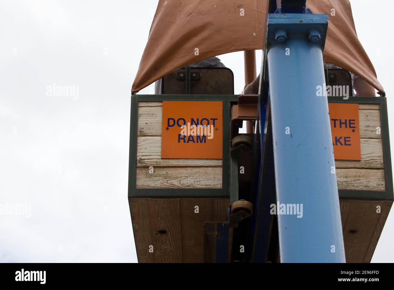 Ride car that says Do Not Ram. Open to suggestion, innuendo, comedic ...