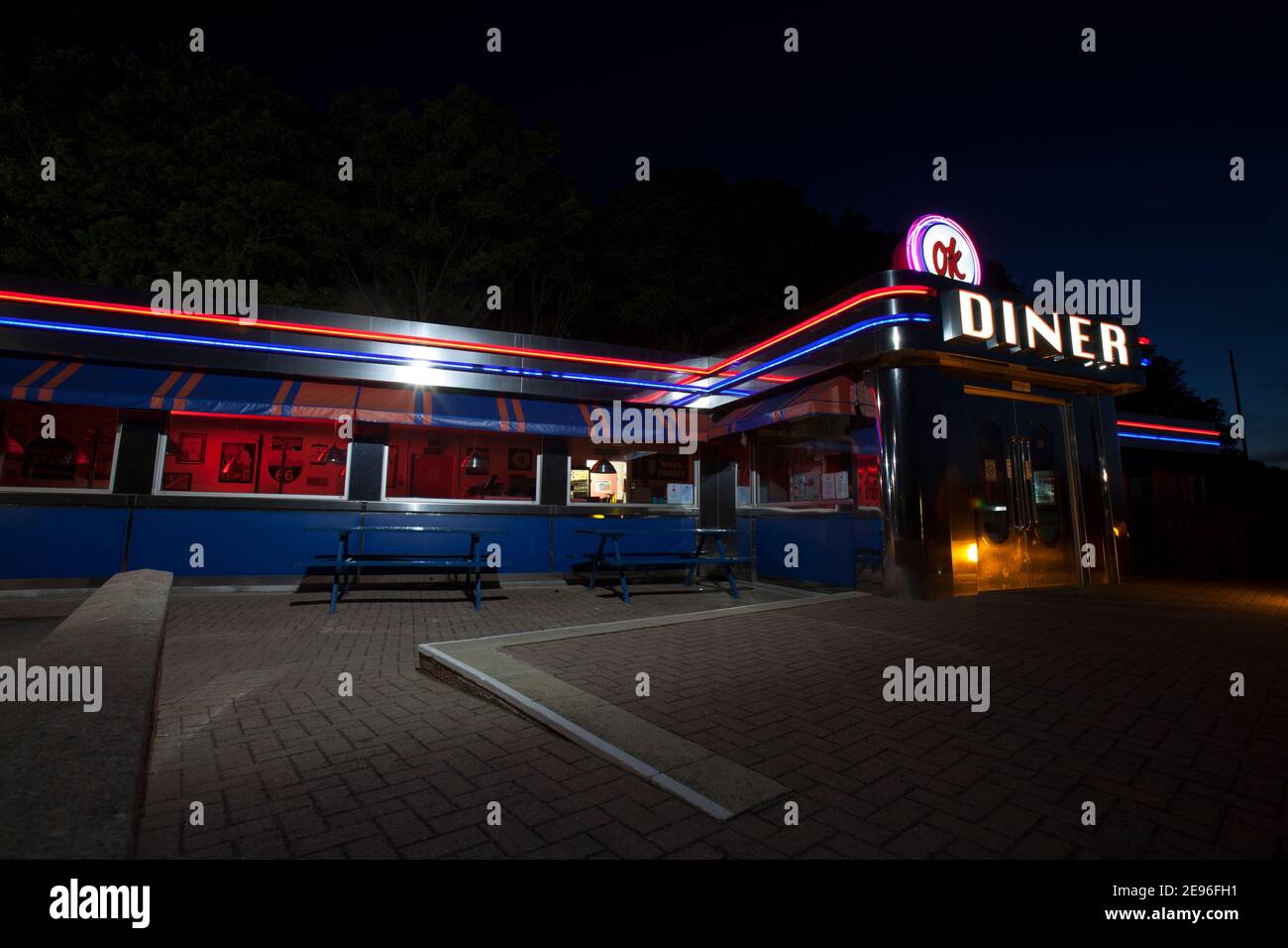 Ok diner retro diner hi-res stock photography and images - Alamy