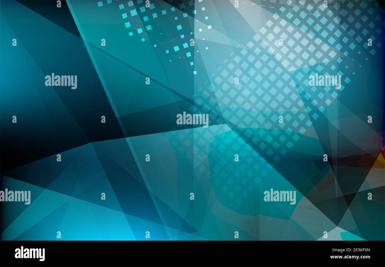 Abstract wide technology background with hexagons and gear wheels. Hi ...