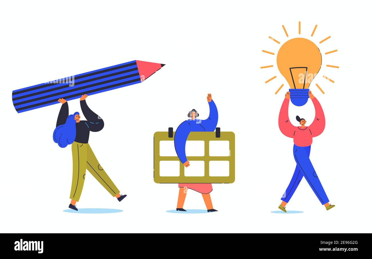 Company management team Stock Vector Images - Alamy