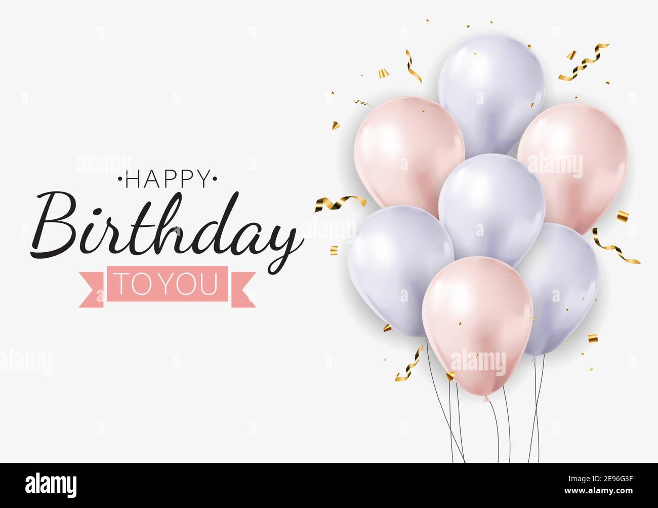 Realistic 3d balloon background for party, holiday, birthday, promotion ...