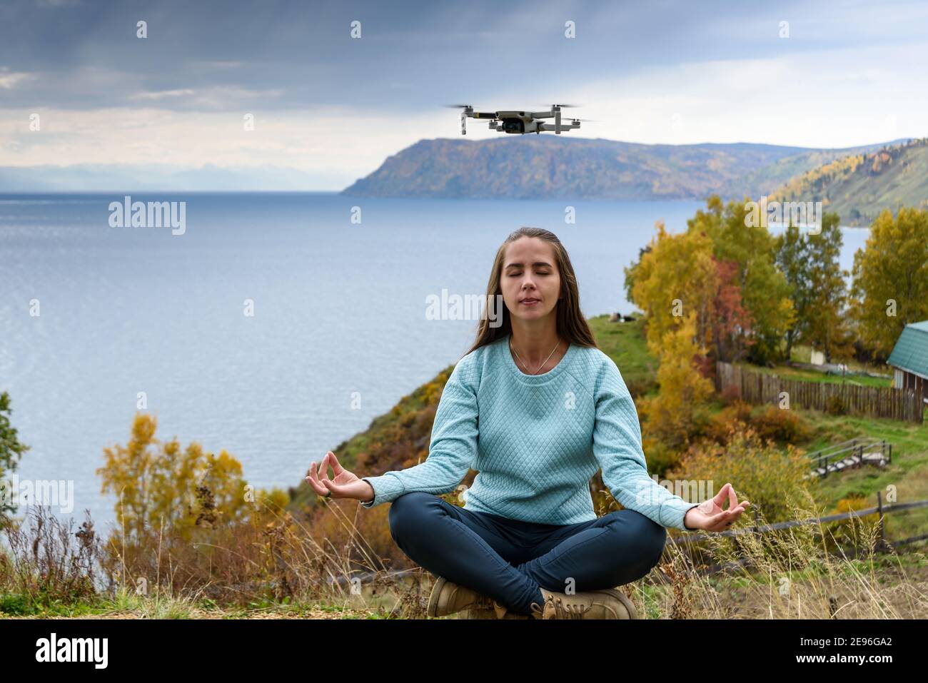 Woman drone pilot hi-res stock photography and images - Alamy