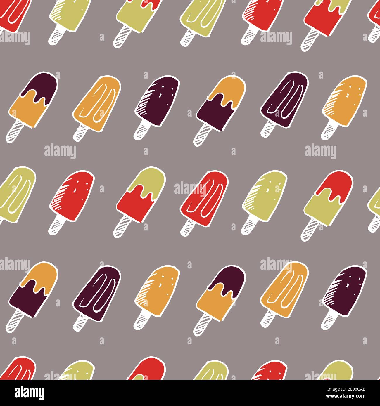 Ice cream cornet illustration Stock Vector Images - Alamy