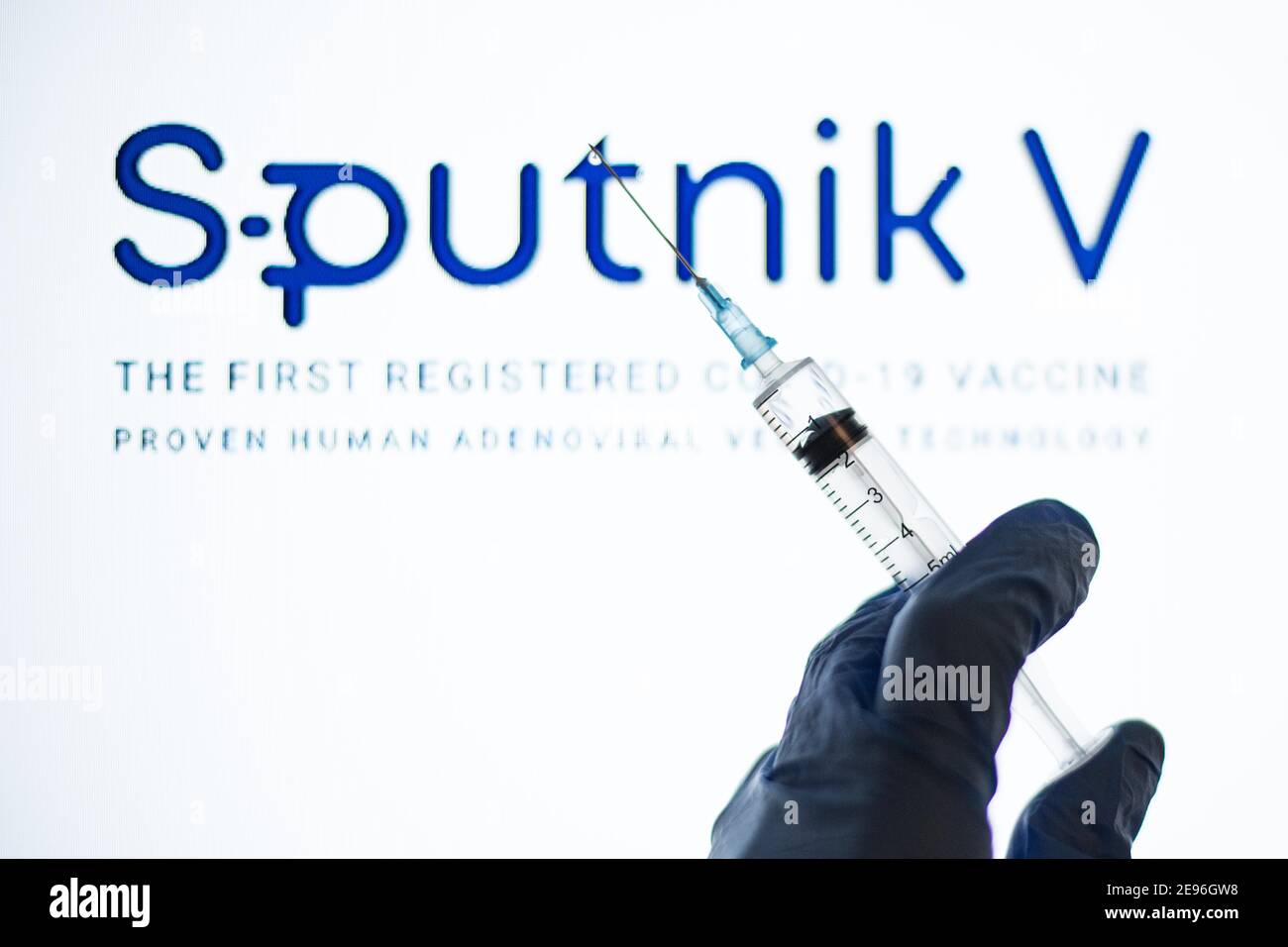 In this photo illustration a close up of a hand holding a medical ...