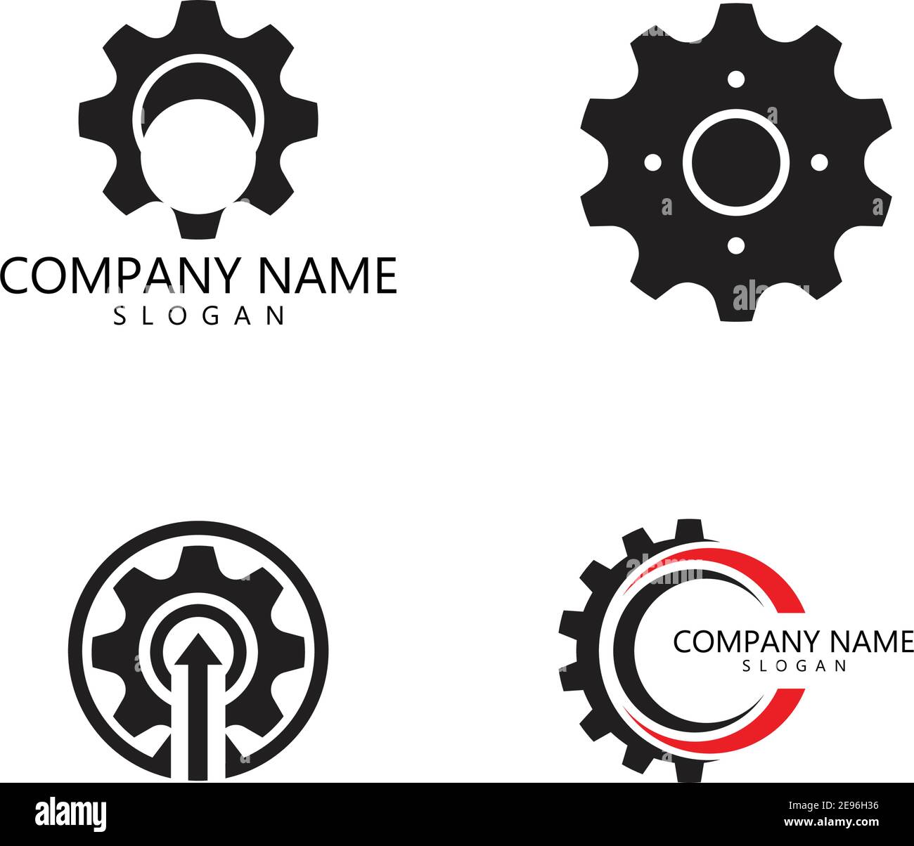 Gear Logo Template vector icon illustration design Stock Vector Image ...