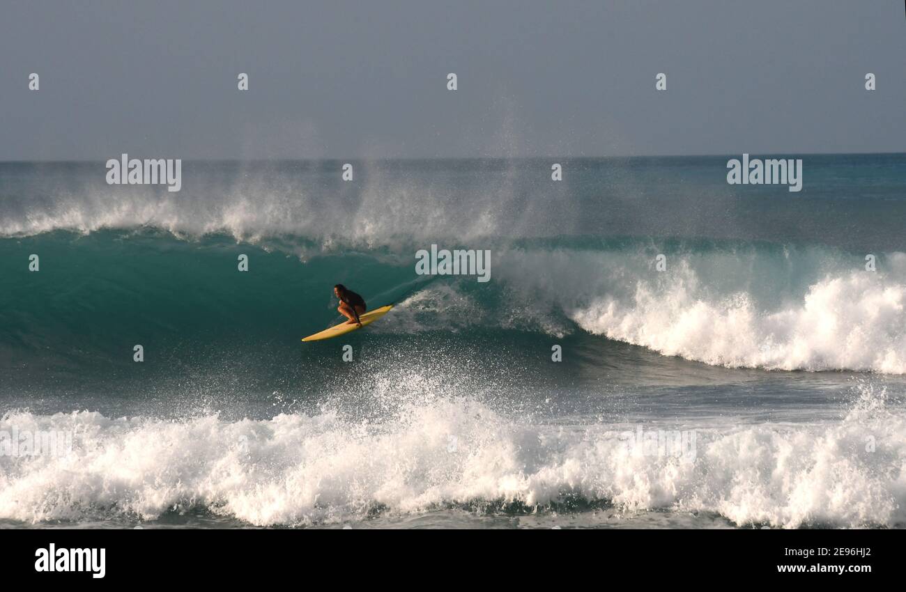 Overhead wave surfer hi-res stock photography and images - Alamy
