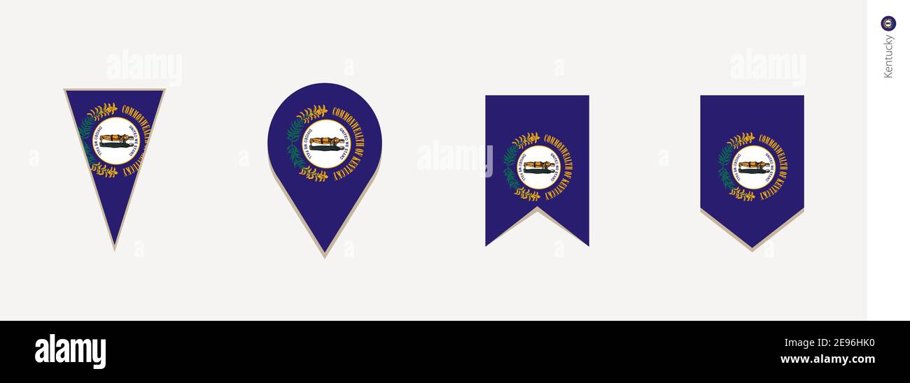 Kentucky flag vector vectors hi-res stock photography and images - Alamy