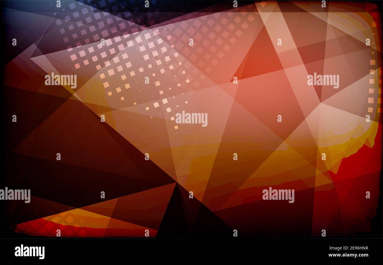 Abstract wide technology background with hexagons and gear wheels. Hi ...