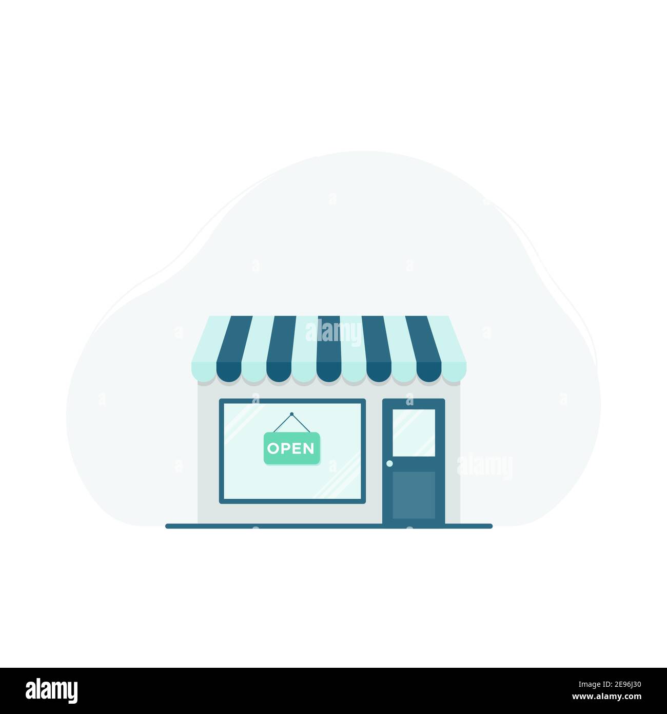 Warehouse icon green open Cut Out Stock Images & Pictures - Alamy