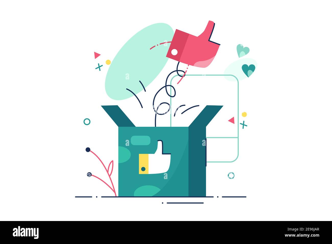 Hand showing symbol good Stock Vector Images - Alamy