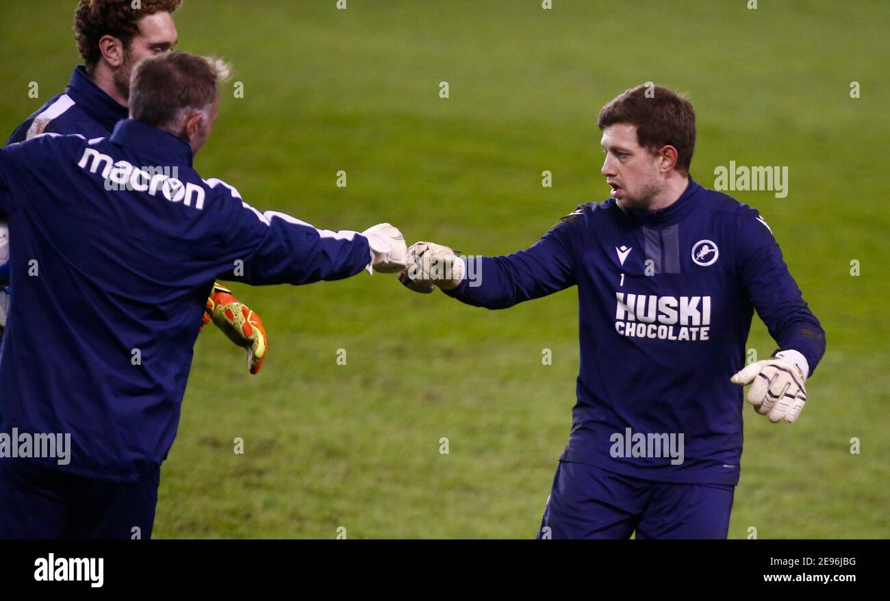 LONDON, United Kingdom, FEBRUARY 02: Jake Cooper of Millwall during the ...