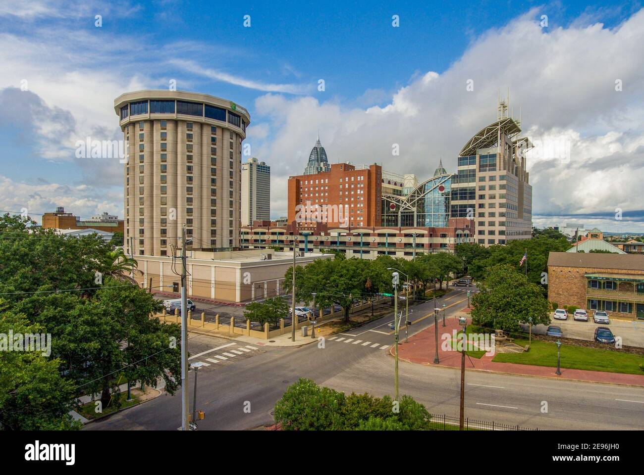 Downtown Mobile Riverside Stock Photo - Alamy