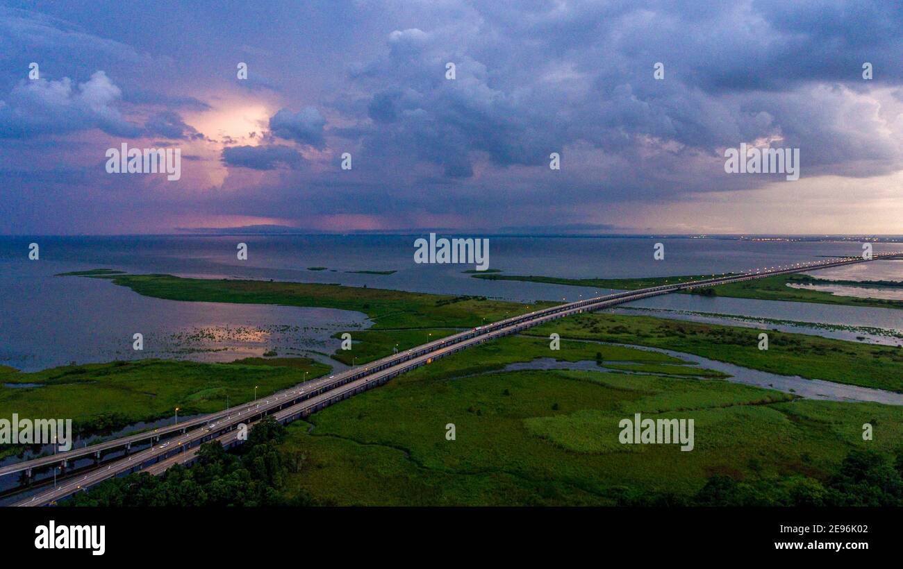 Mobile Bay Bridge Stock Photo - Alamy