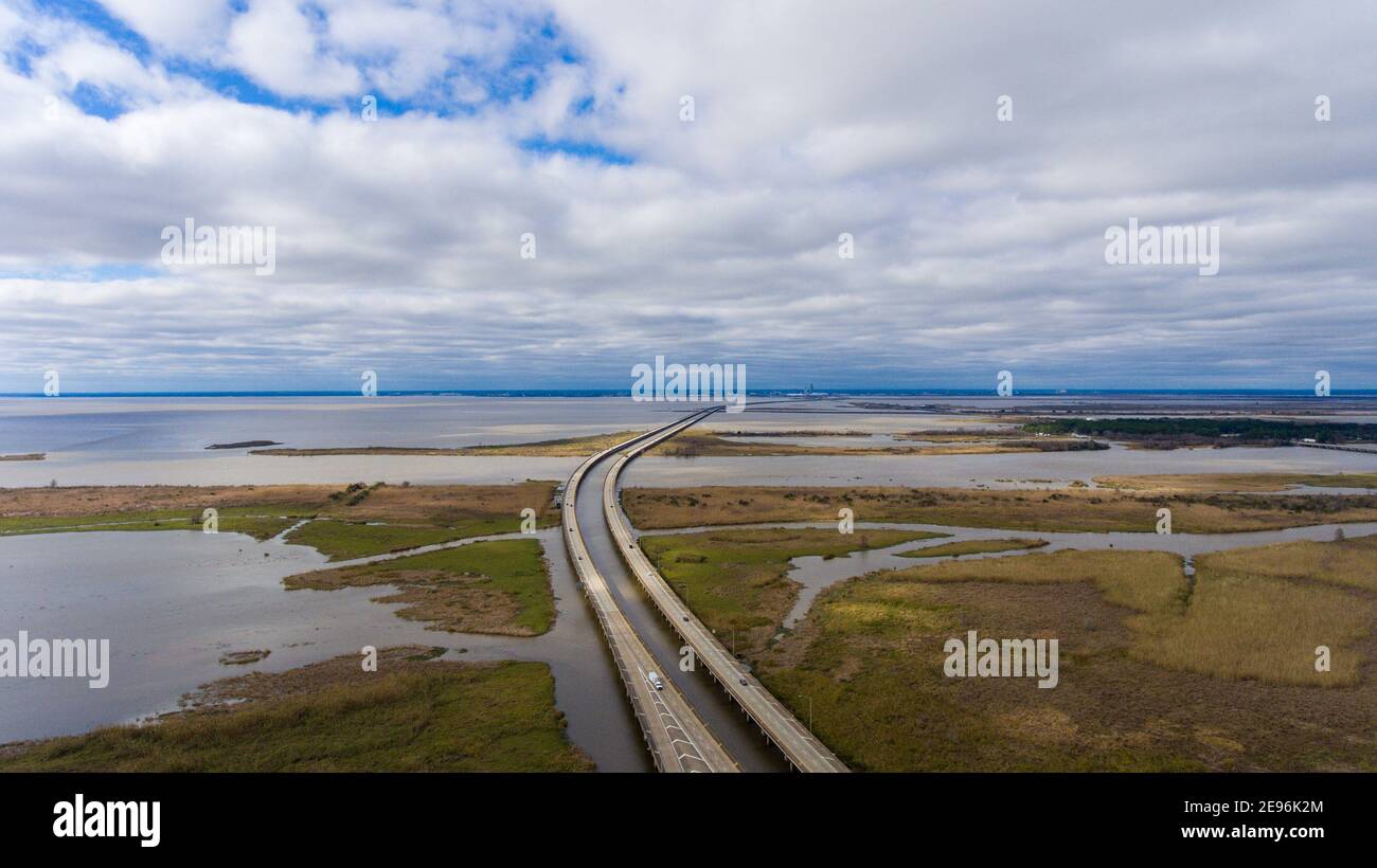 Mobile Bay Bridge Stock Photo - Alamy