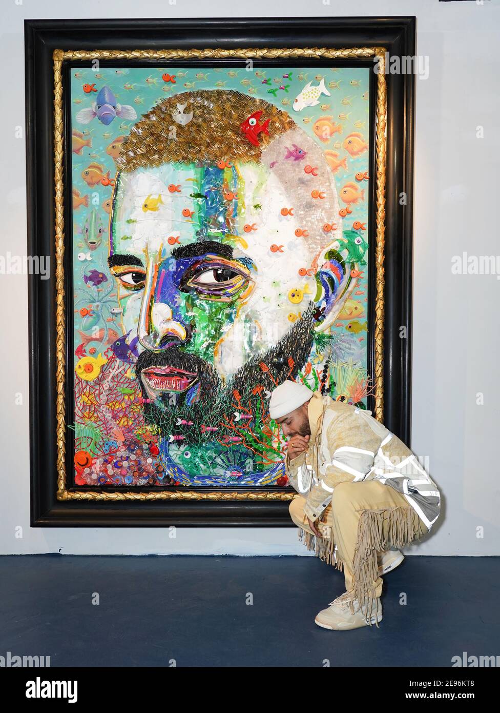 MIAMI, FL - FEBRUARY 2: Recording artist Maluma is seen at a Wynwood ...