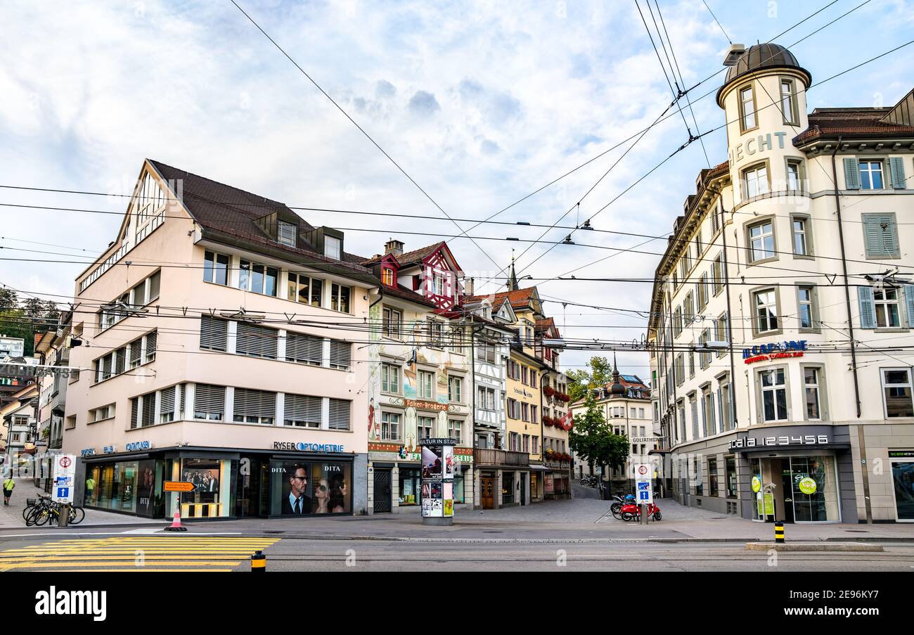 Architecture of St. Gallen in Switzerland Stock Photo - Alamy