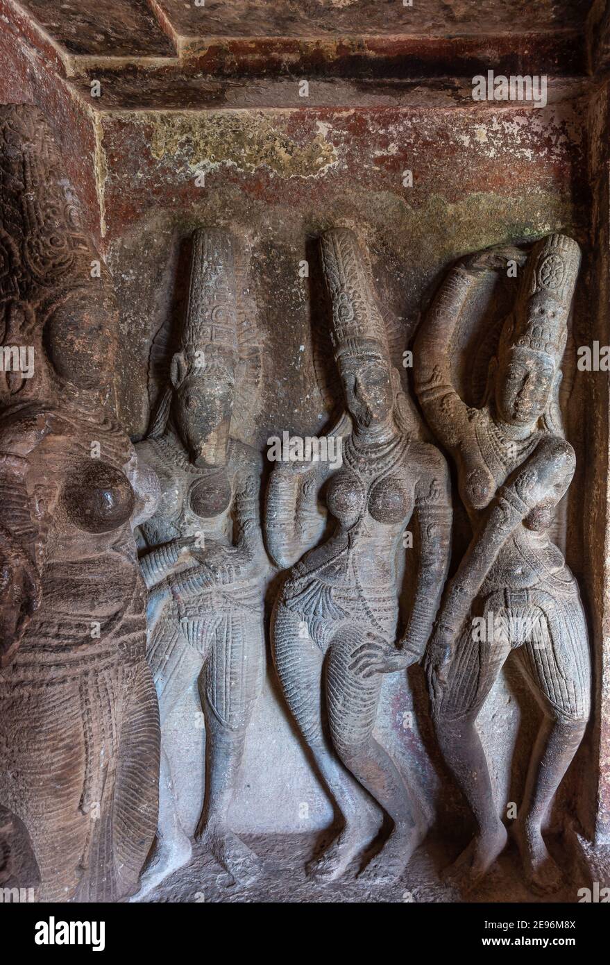 Aihole, Karnataka, India - November 7, 2013: Ravanaphadi Cave Temple ...