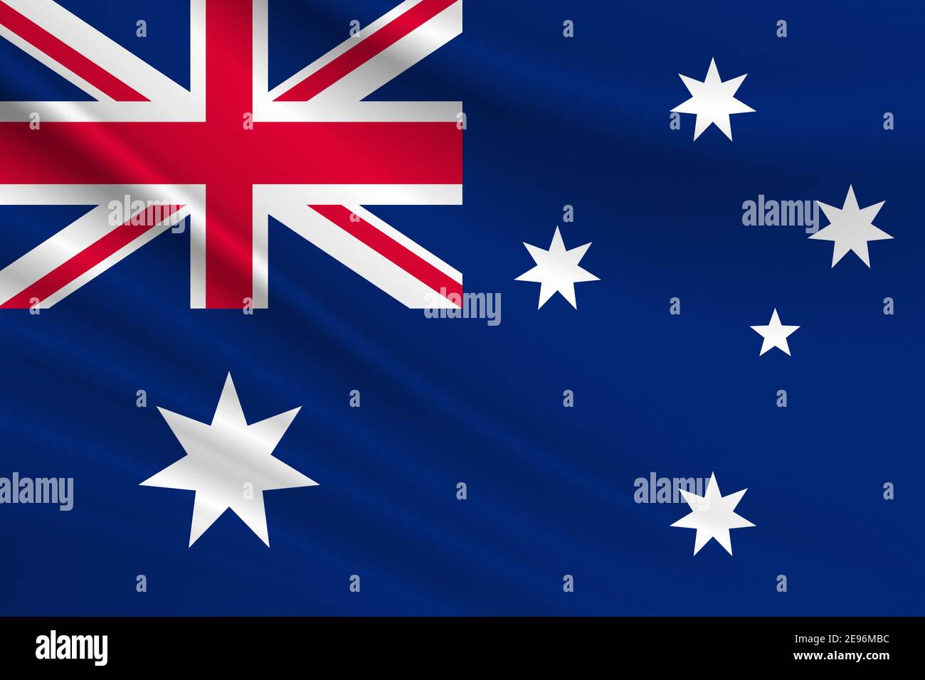 Flag of Australia. Fabric texture of the flag of Australia Stock Photo ...