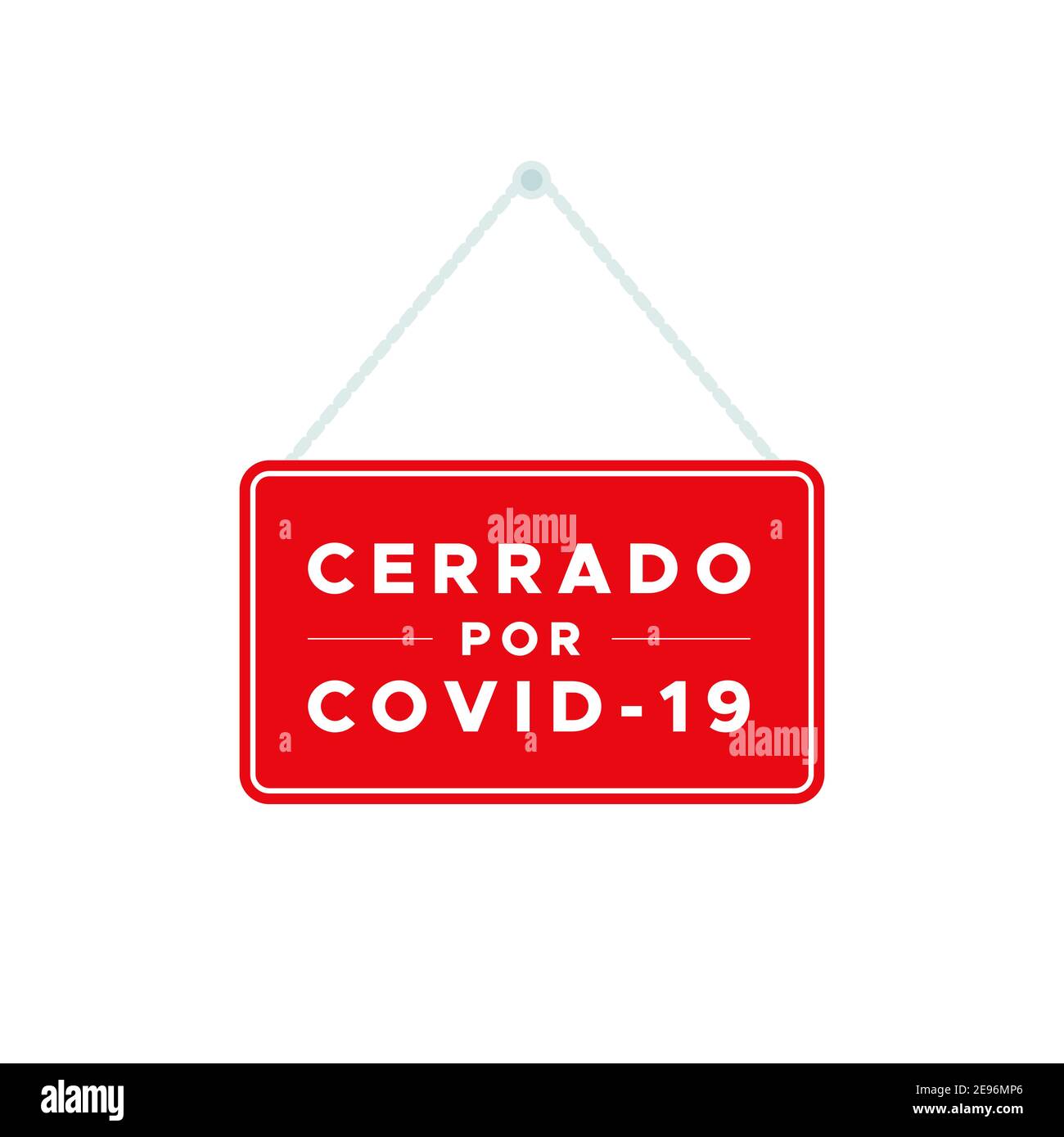 Cerrado sign Stock Vector Images - Alamy