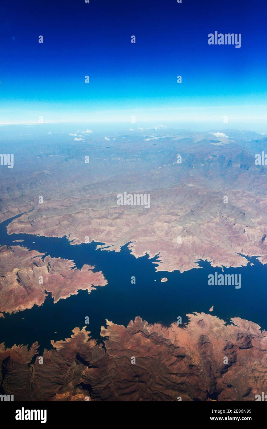 Aerial view of Ozentari, Tekeze river, Northern Ethiopia Stock Photo ...