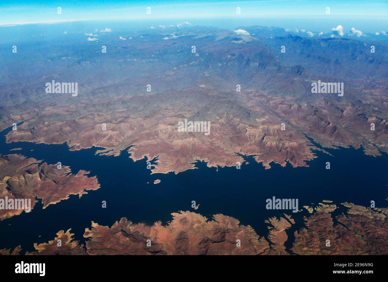 Aerial view of Ozentari, Tekeze river, Northern Ethiopia Stock Photo ...