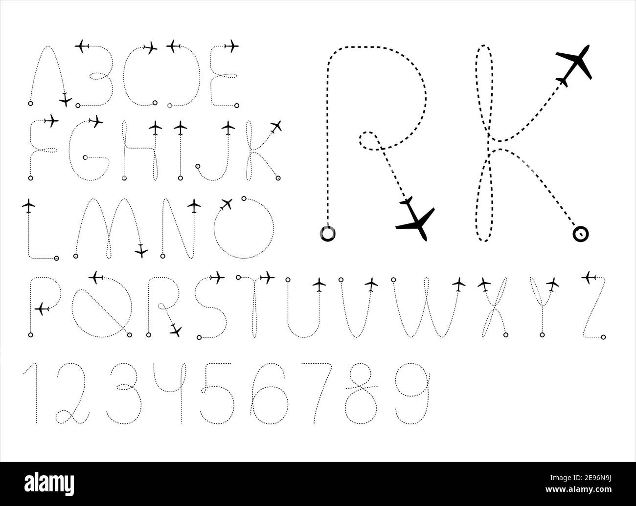 Font, type - airline business or tourist travel logo design. Flight ...