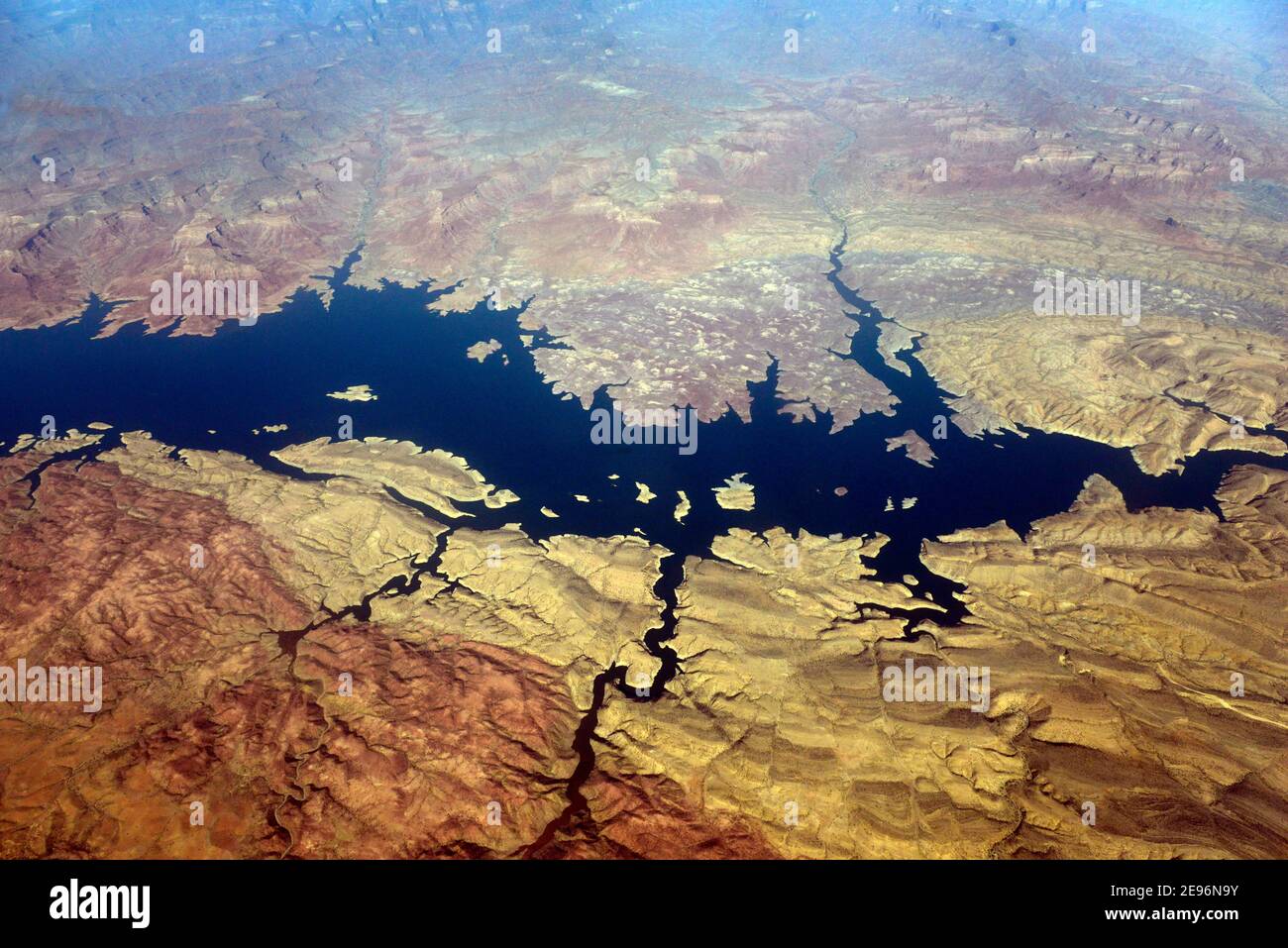 Aerial view of Ozentari, Tekeze river, Northern Ethiopia Stock Photo ...